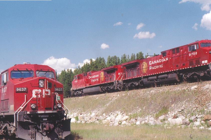 Grain Trains passing